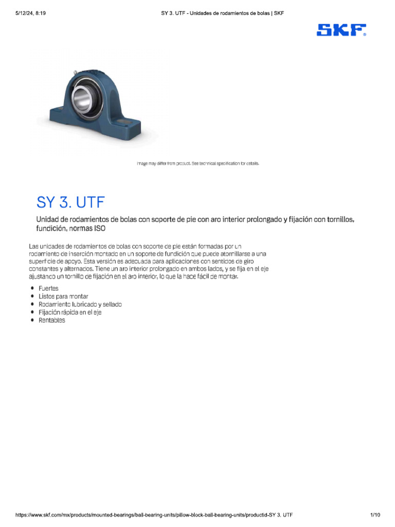 SKF Piso | PDF