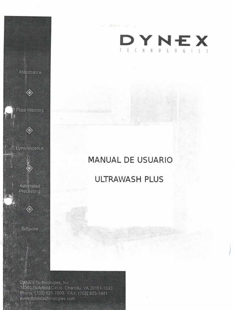 Manual Ultrawash Plus | PDF