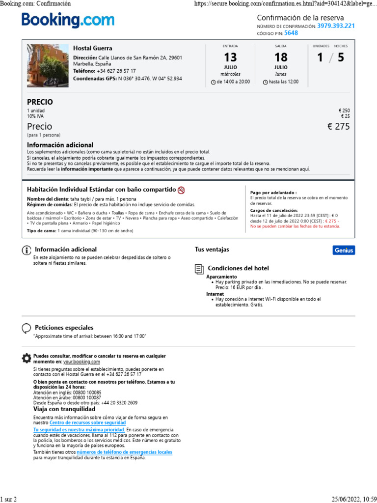 Hotel Marbella | PDF