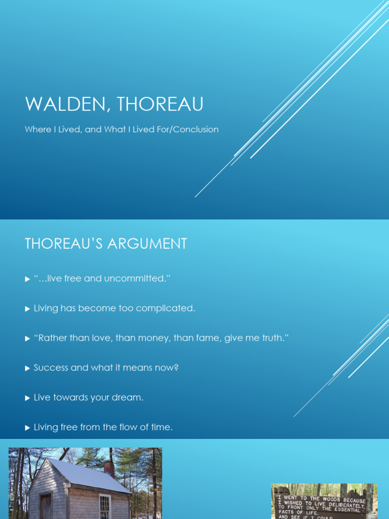 Walden Thoreau | PDF