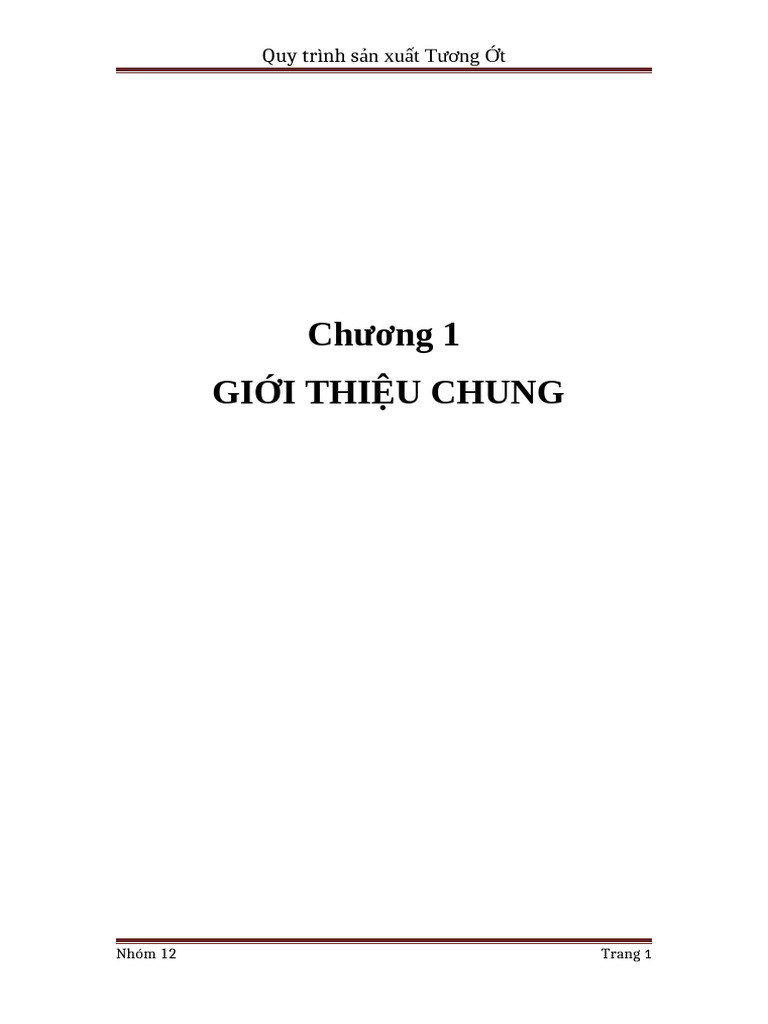 [123doc] Quy Trinh San Xuat Tuong Ot1 | PDF