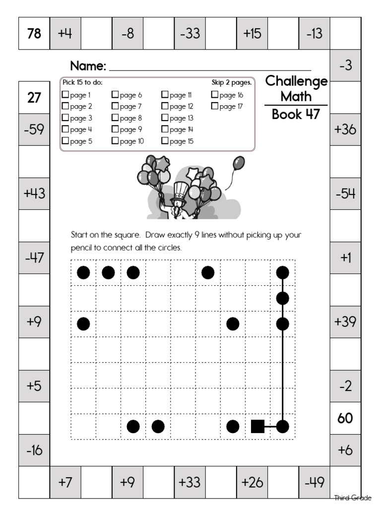 3rd Grade Math Worksheets | PDF