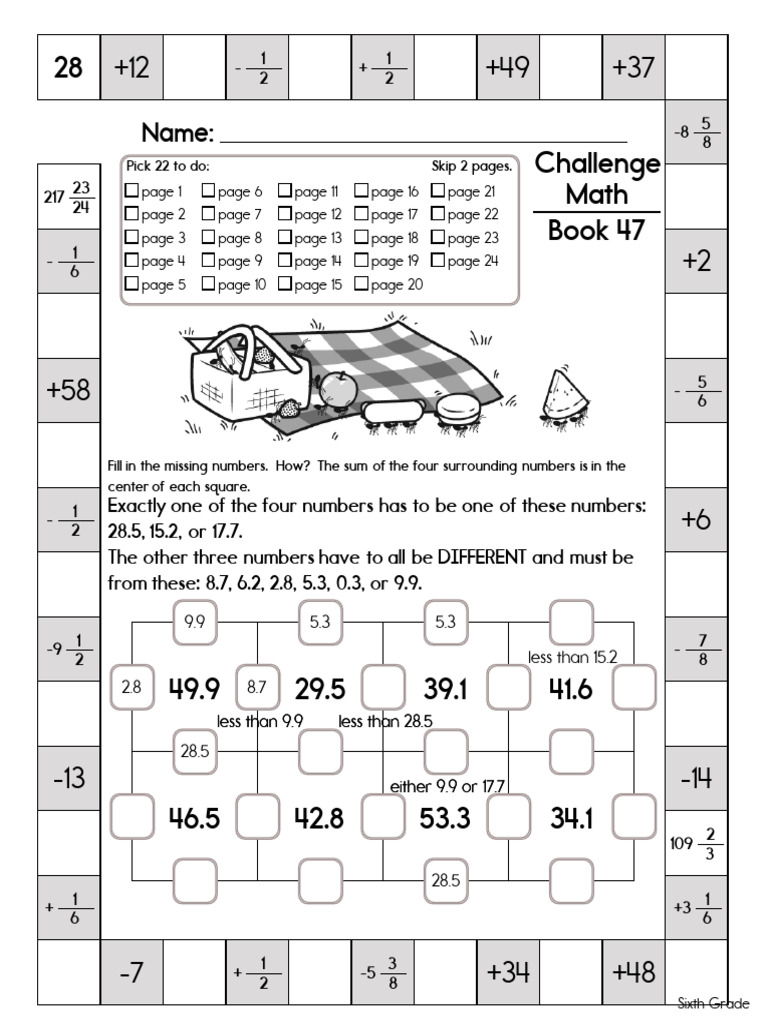 Sixth Grade Math Concepts Guide | PDF