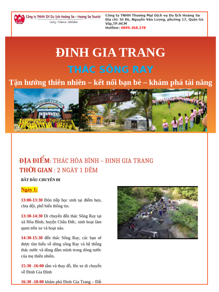 Thác Sông Ray - Đinh Gia Trang | PDF