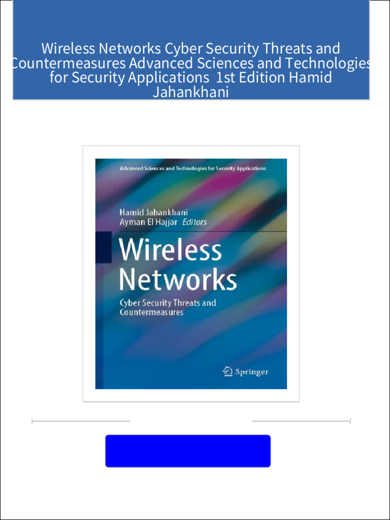 Instant Download Wireless Networks Cyber Security Threats And Countermeasures Advanced Sciences