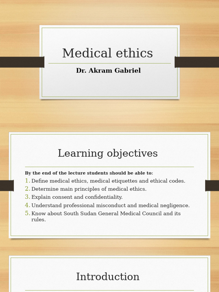 Medical Ethics And Guidelines In Sudan Pdf Informed Consent