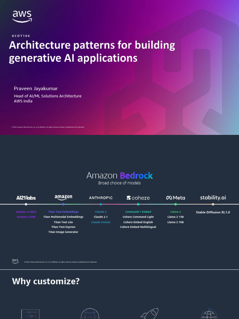 Architecture Patterns For Building Generative AI Applications | PDF ...