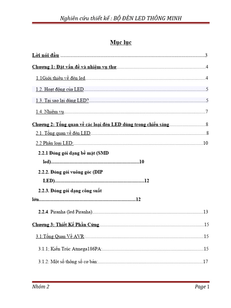 (123doc) - Do-An-Vi-Xu-Ly-Thiet-Ke-Bo-Den-Led-Thong-Minh | PDF