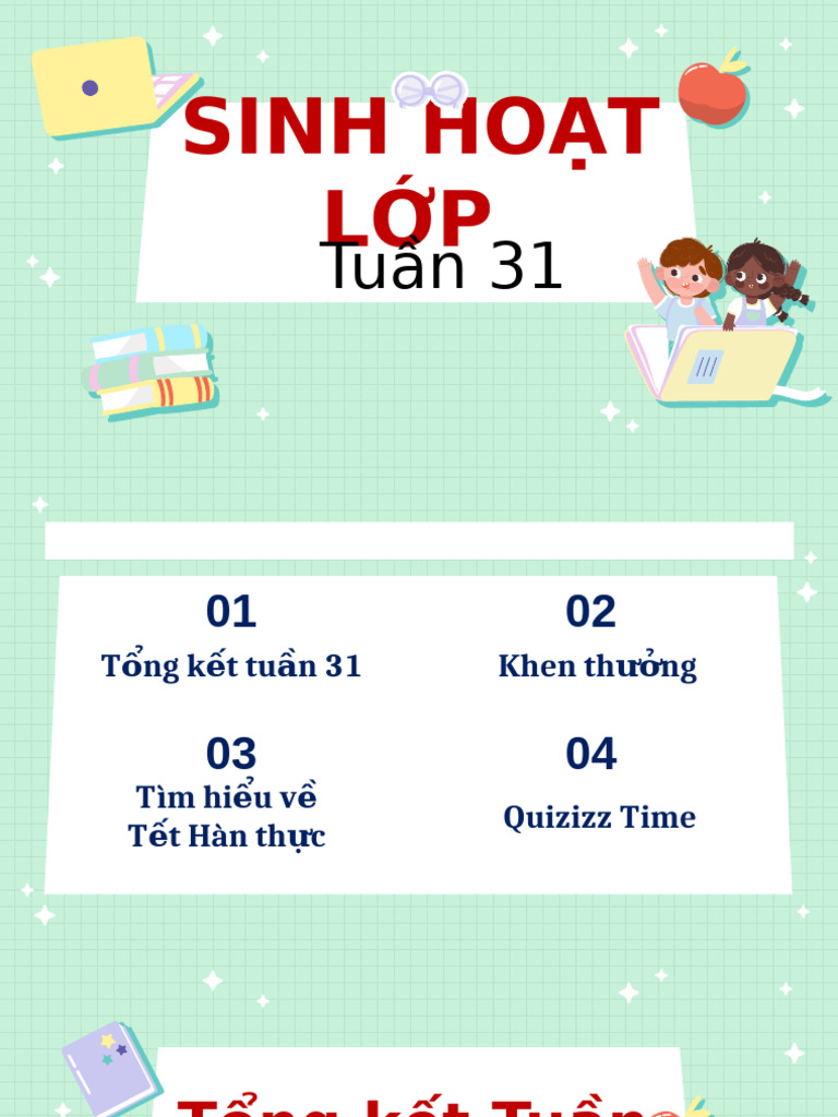 SHL. TUẦN 31 | PDF