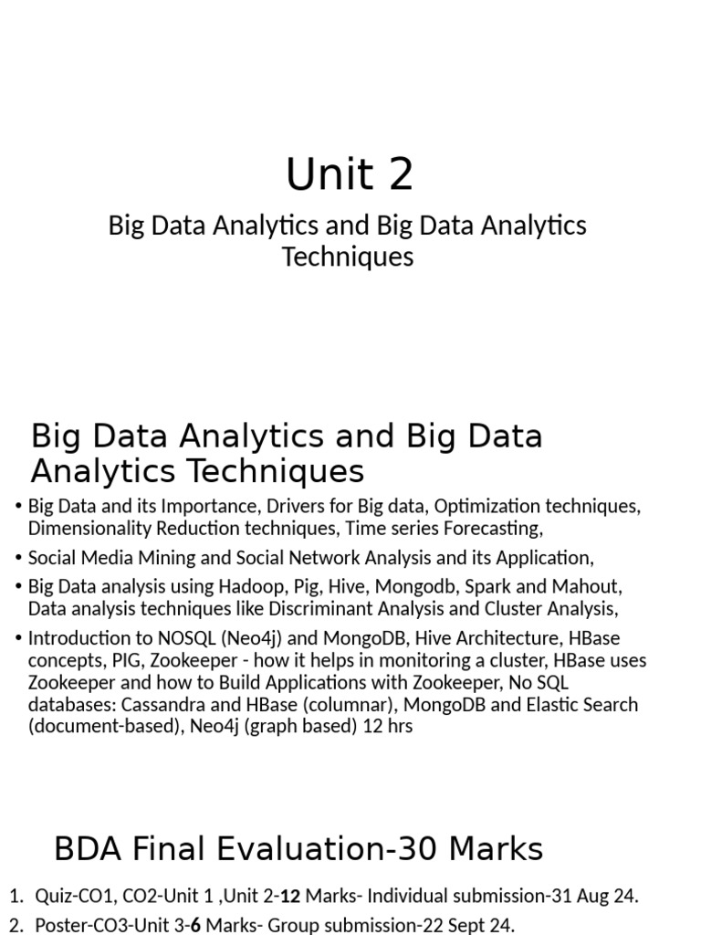 Unit 2 | PDF | No Sql | Databases
