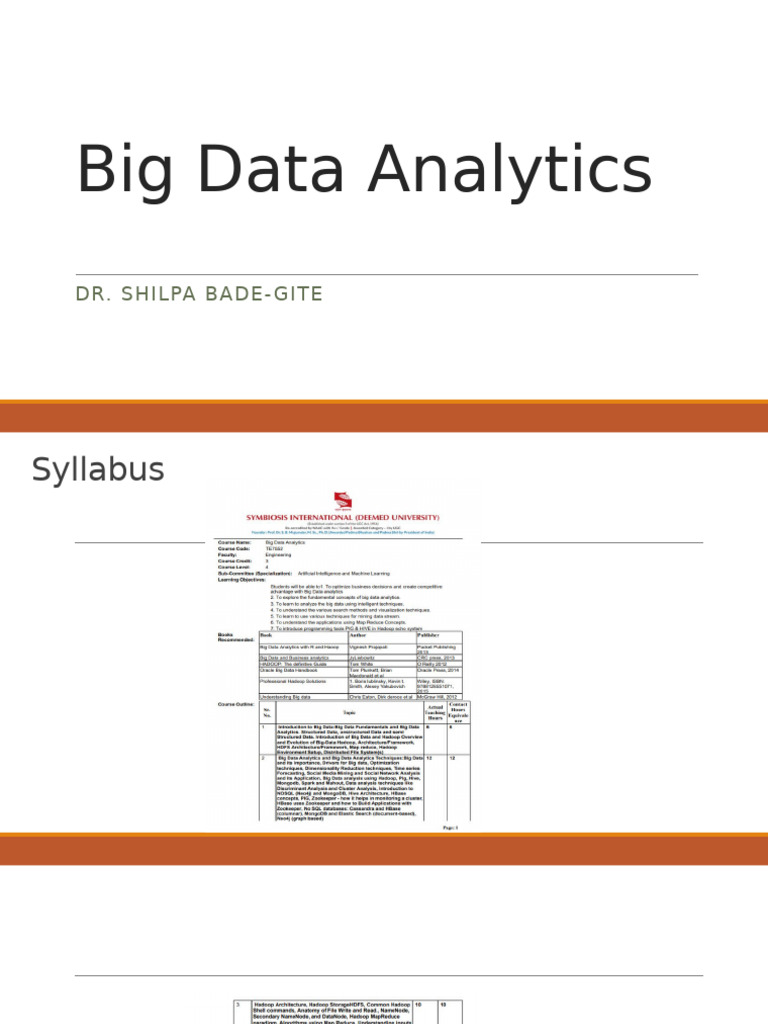Unit1 | PDF | Apache Hadoop | Map Reduce