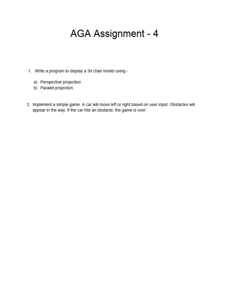 Aga Assignment 4 Pdf 5060