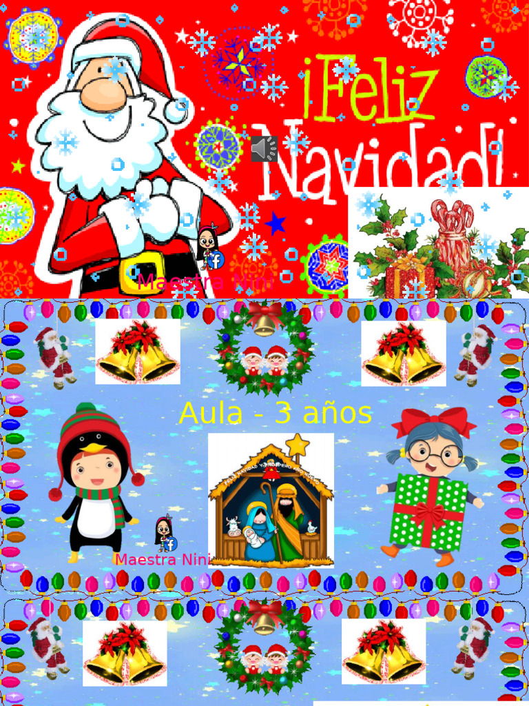 NAVIDAD para Editar. MODELO 1 | PDF