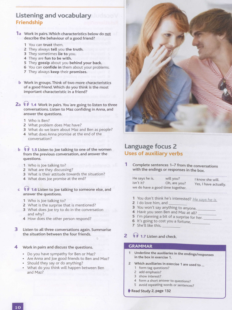 Friendship Characteristics and Conversations | PDF | Languages ...