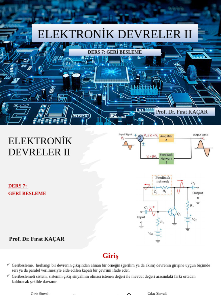 ED2 7.ders - Geribesleme Konu | PDF