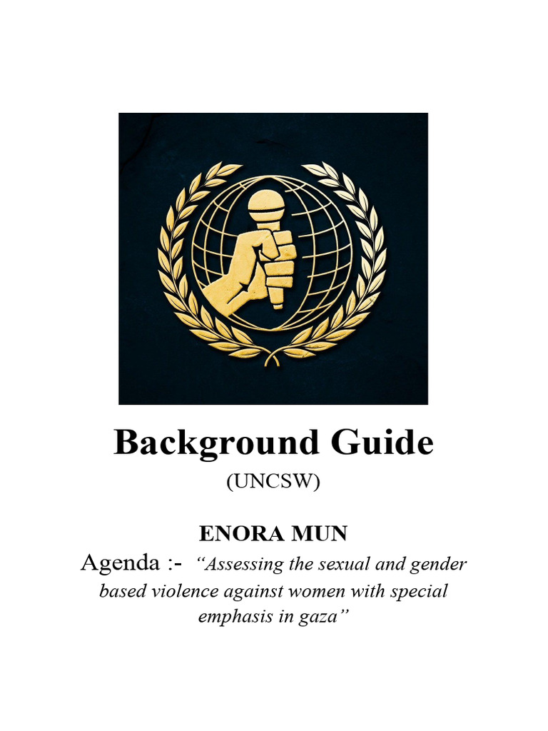 Background Guide ENORA MUN UNCSW | PDF | Convention On The Elimination Of All Forms Of ...