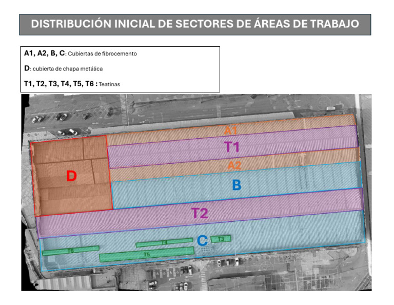 Plano de sectorización de áreas 1 | PDF