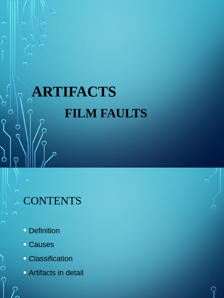 FILM ARTIFACT | PDF