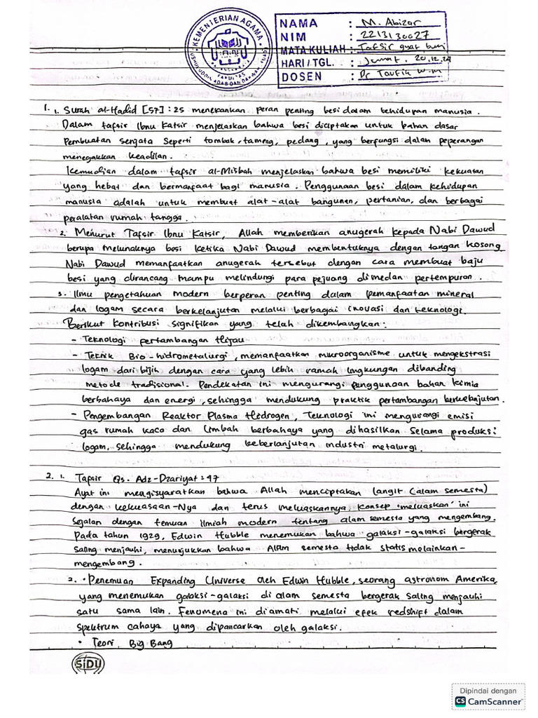 Uts m abizar 2 | PDF