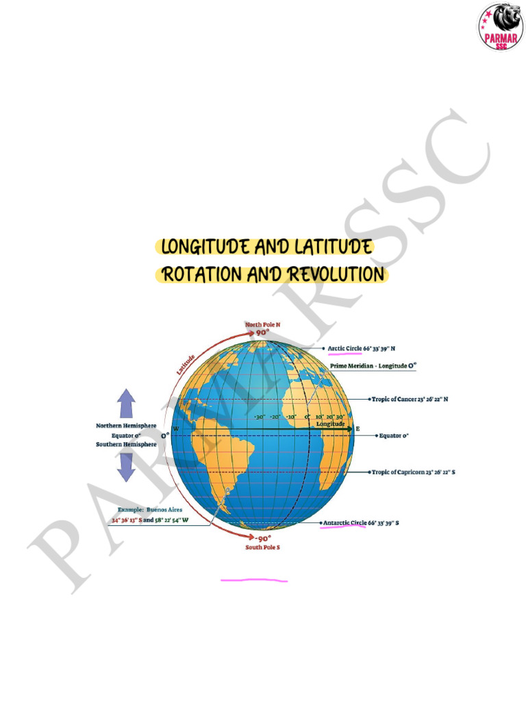Understanding Earth's Latitude and Longitude | PDF | Equator | Latitude