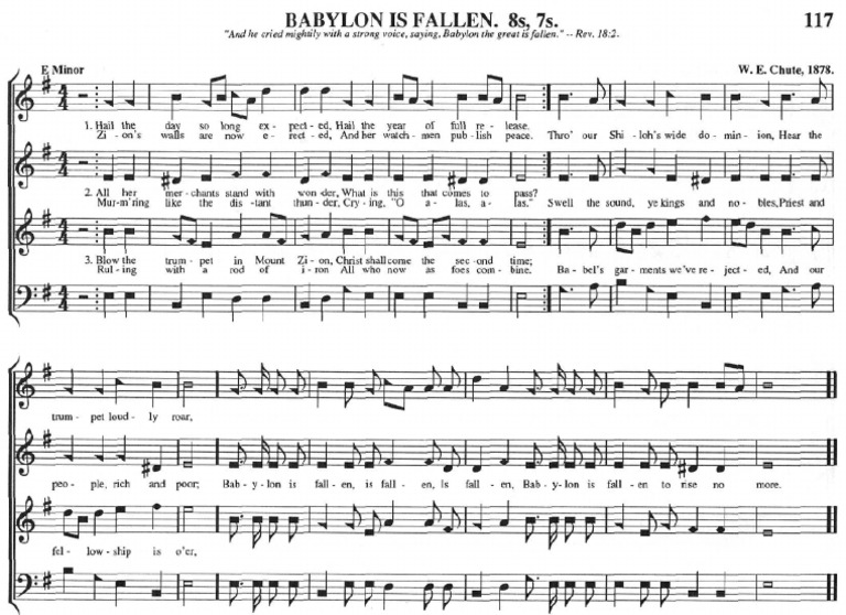 Babylon Is Fallen 117 Partition | PDF