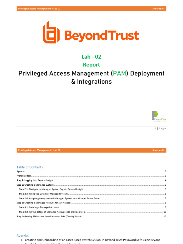 PAM_LAB_2_1725806846 | PDF | Command Line Interface | Windows Registry