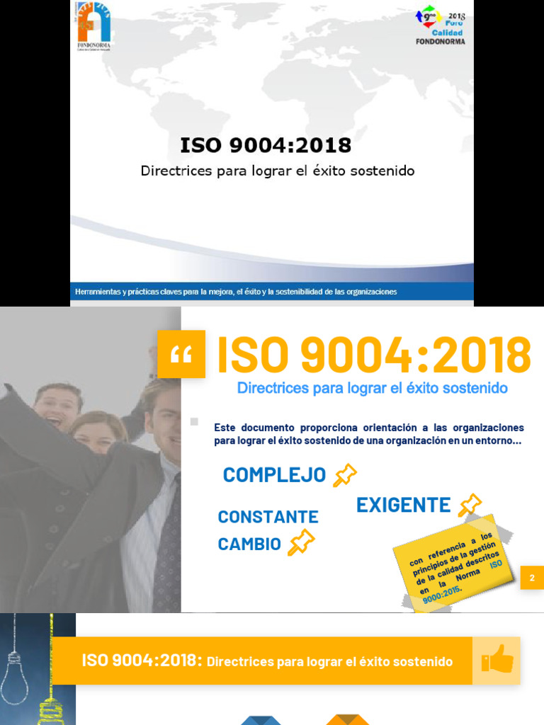 PRESENTACIÓN FINAL Maria Rivas Iso 9004 | PDF | Calidad (comercial ...