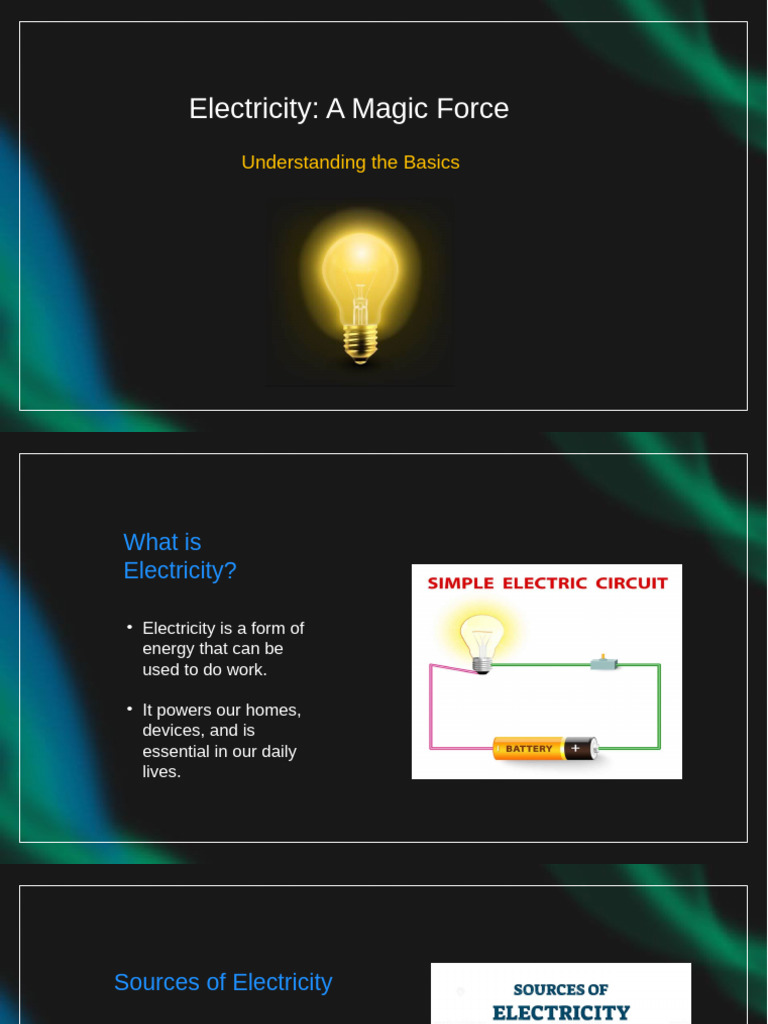 Basics and Safety of Electricity | PDF