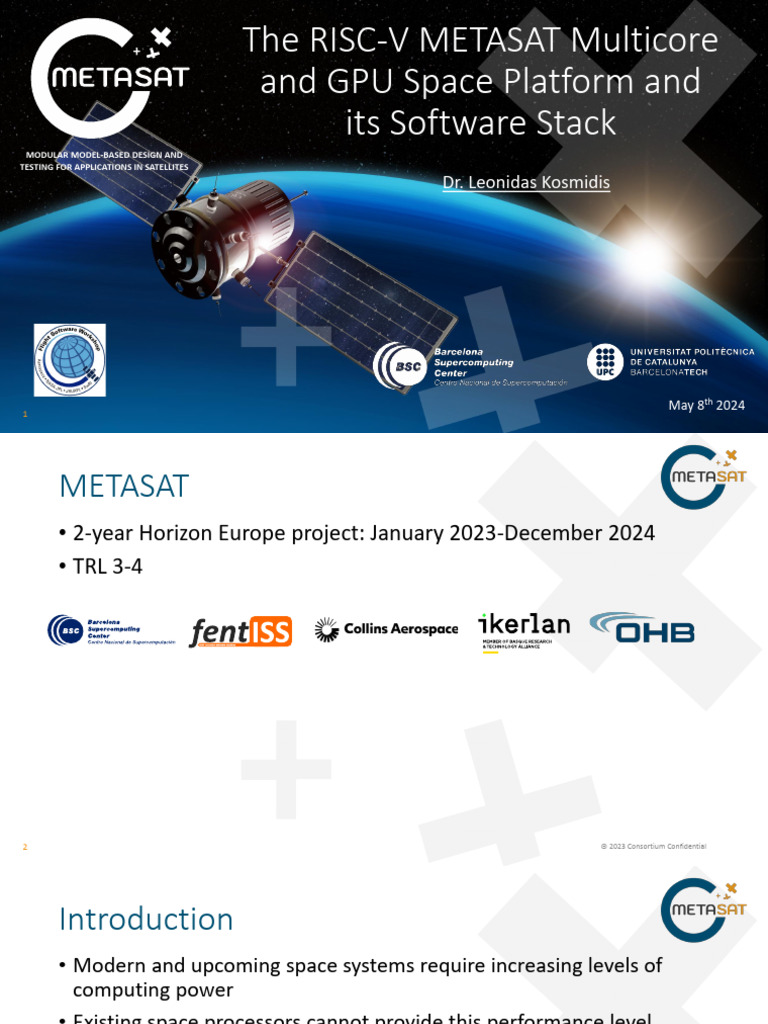 D3-04-METASAT by Leonidas Kosmidis | PDF | Graphics Processing Unit | Software