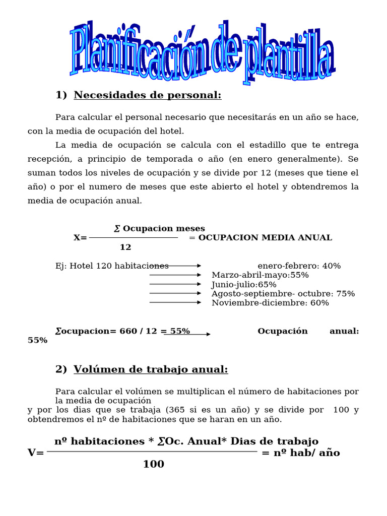 Planificacion de Plantilla Teoria2 | PDF