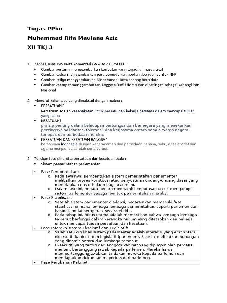 Tugas PPKN | PDF