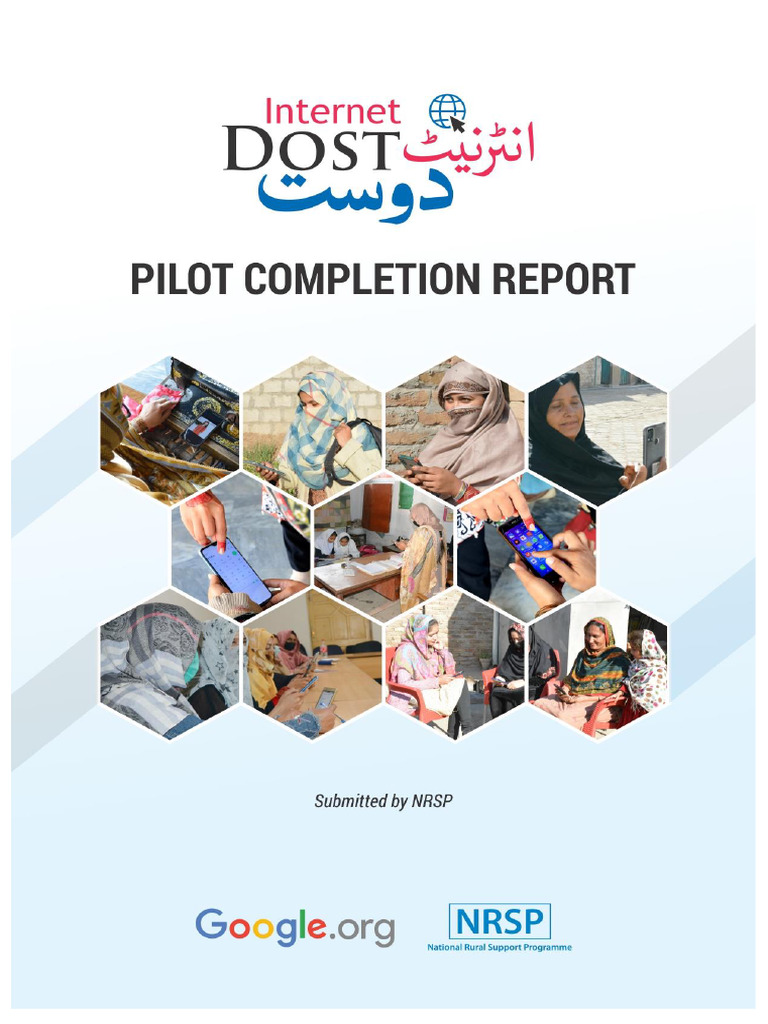 Internet Dost Pilot Completion Report | PDF | C Reactive Protein | Internet