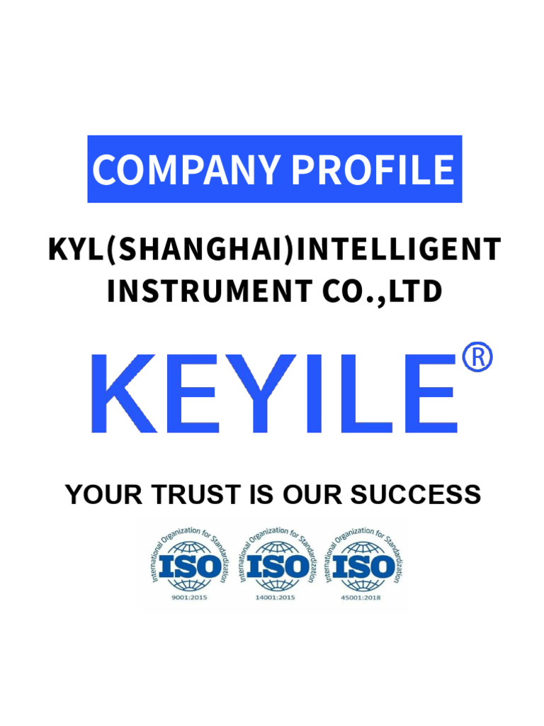 Keyile Shanghai Intelligent Instrument Co. Ltd. | PDF | Flow Measurement