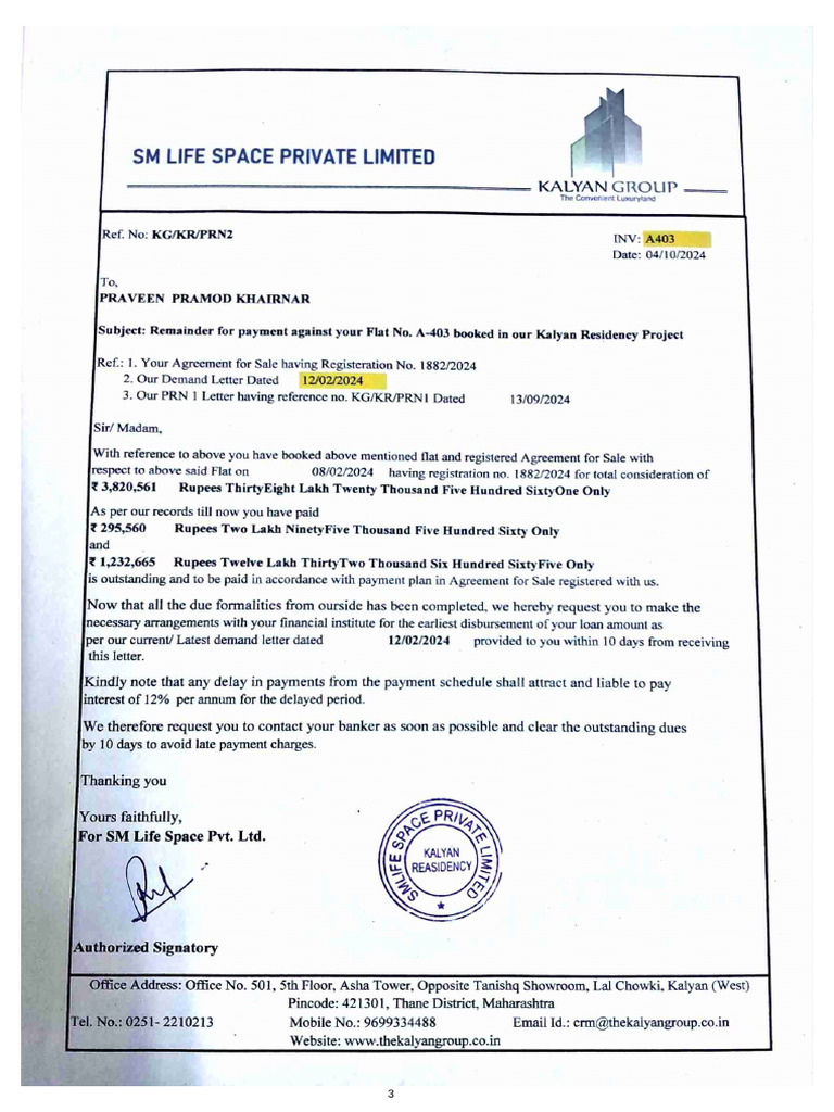 Kalyan Residency 3 | PDF