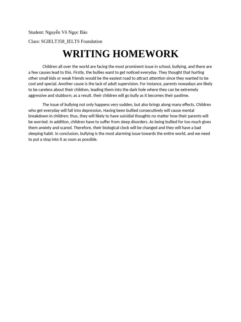 Writing Week 4 | PDF