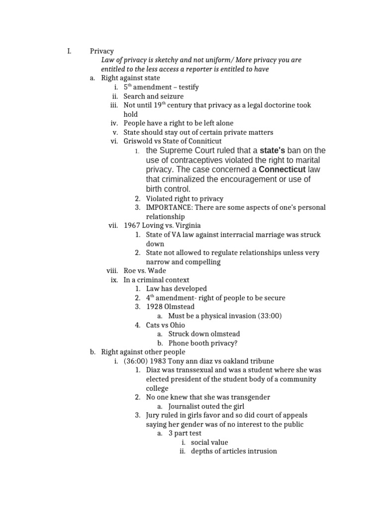 Understanding Privacy Laws and Journalism | PDF | Privacy | Fourth ...