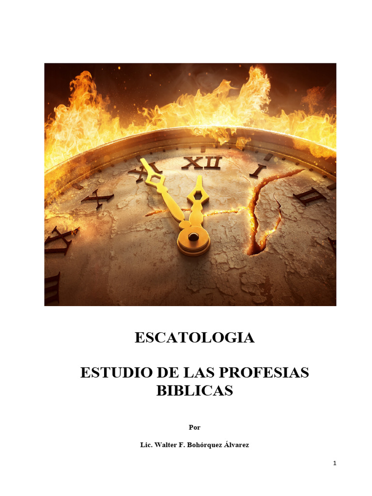 ESCATOLOGÍA | PDF | Escatología Cristiana | Segundo advenimiento