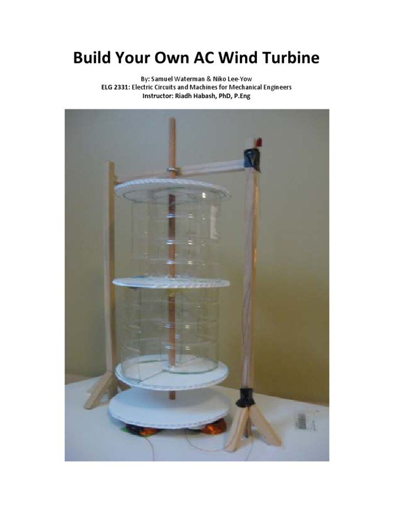 Build Your Own Wind Generator Pdf