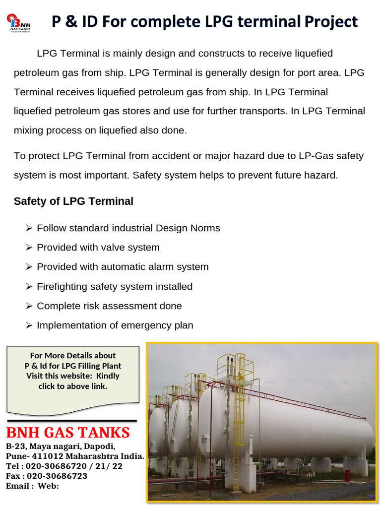 P Amp Id For Complete LPG Terminal Project | PDF