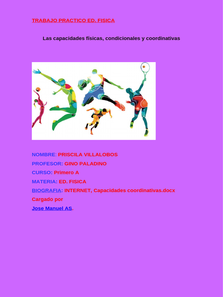 TRABAJO PRACTICO ED fisica | PDF | Resistencia | Flexibilidad (anatomía)