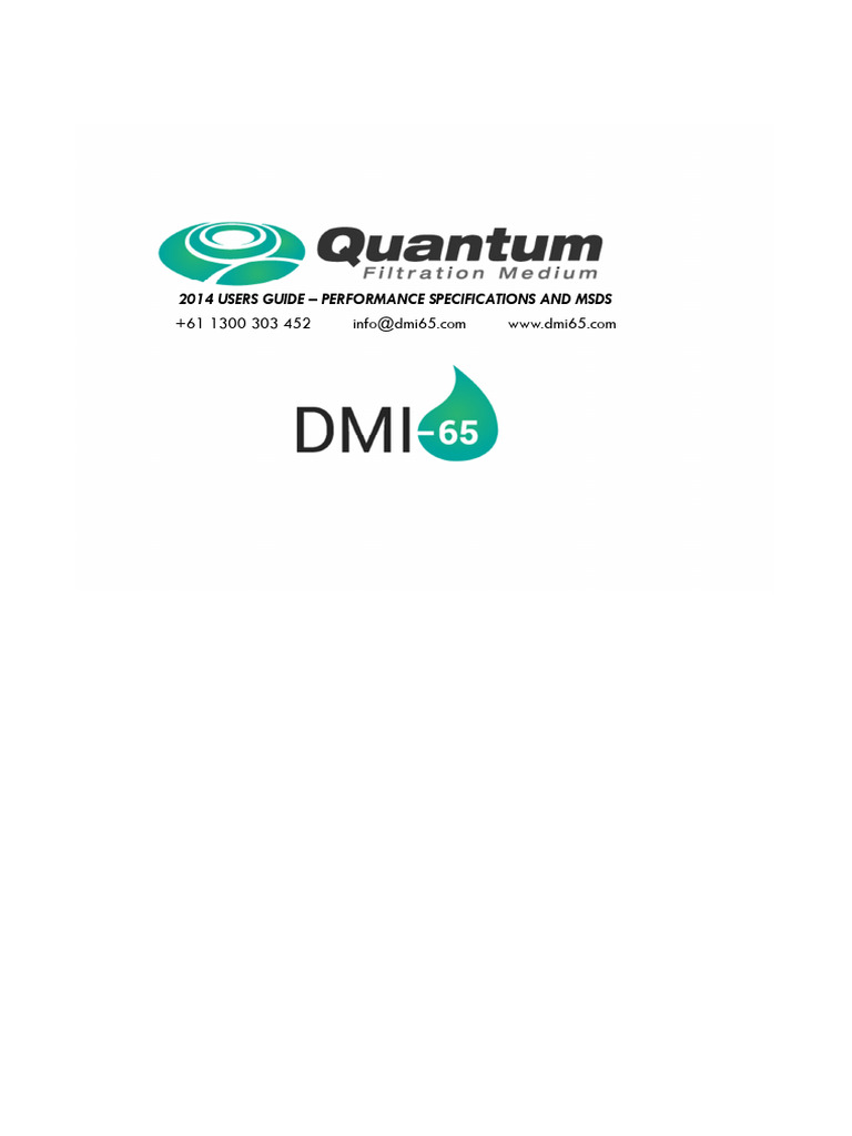 2014-DMI-65-Users-Guide-and-Performance-Guide-MSDS | PDF | Hydroxide ...