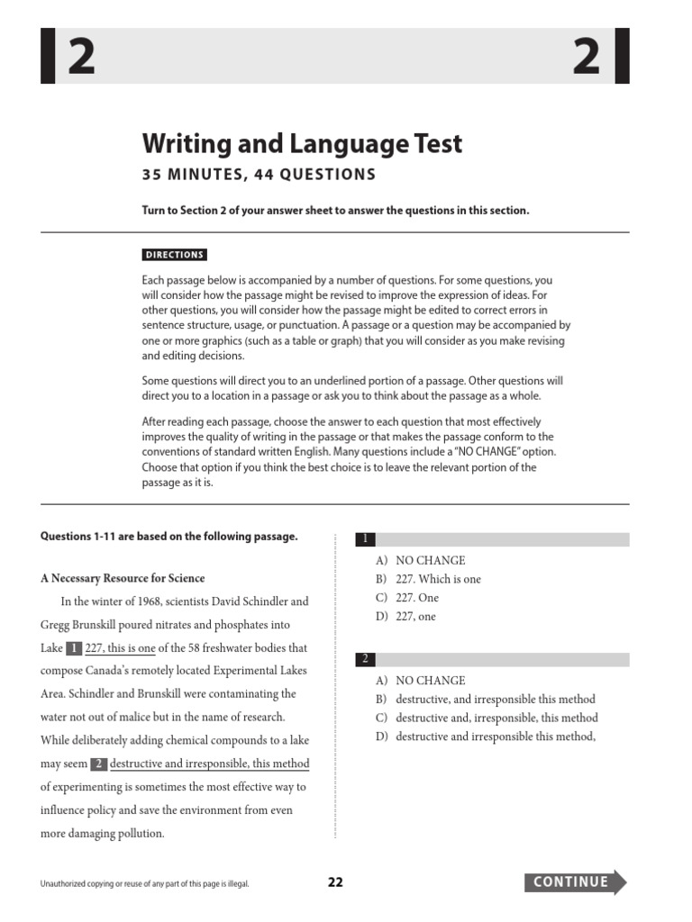 Sat Practice 6 | PDF | Algae | Nature