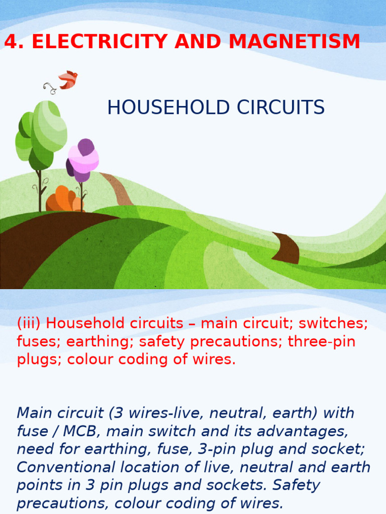 Household Circuits | PDF | Fuse (Electrical) | Ac Power Plugs And Sockets