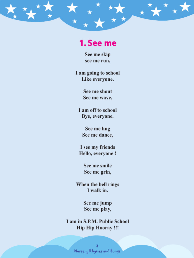 Nursery Rhymes Book Pages 1 | PDF