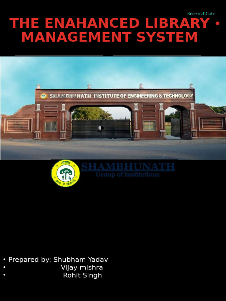 Shubham Power Point College-Library-Management | PDF | Random Access Memory | Databases