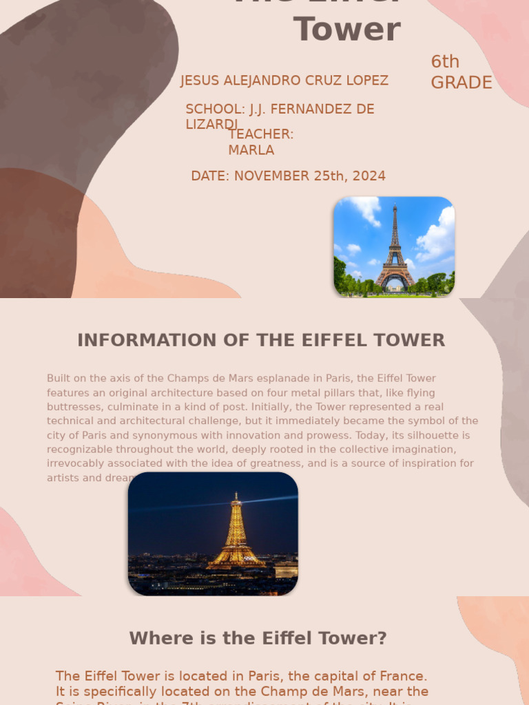 The Eiffel Tower Jesùs | PDF | Planets | Saturn