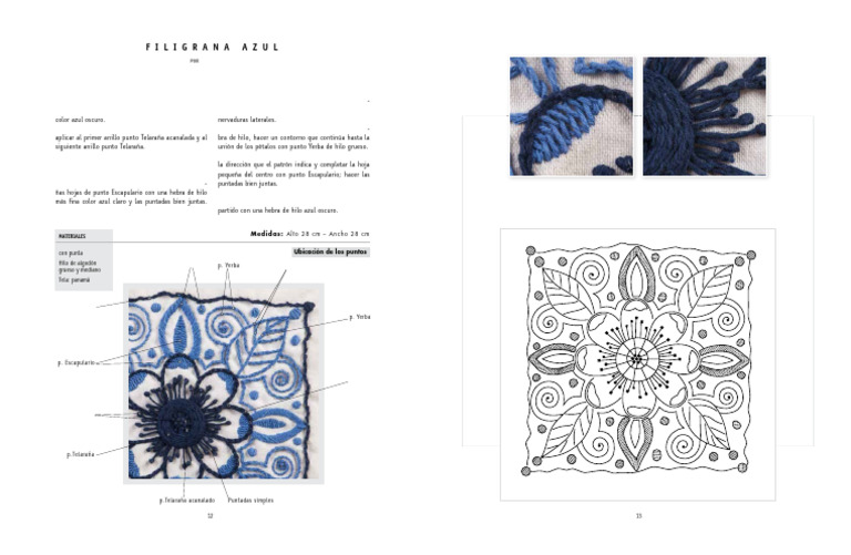 1- filigrana azul | PDF | Telaraña | Textiles