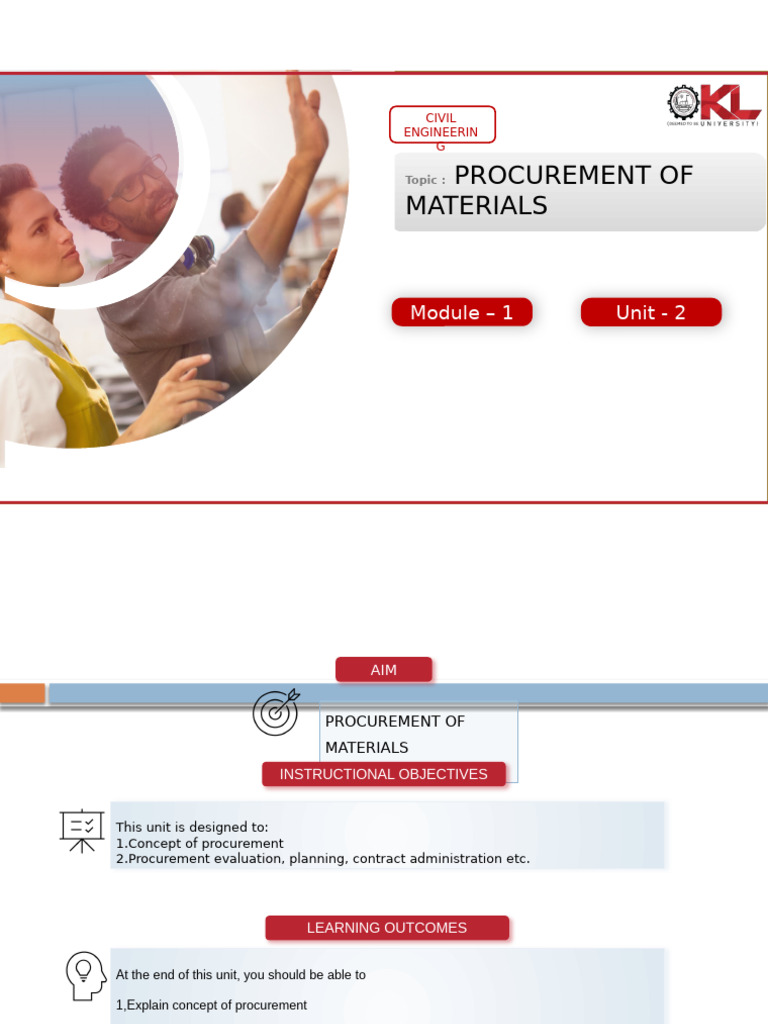 LEC - 10 Material Procurement | PDF | Procurement | Economies