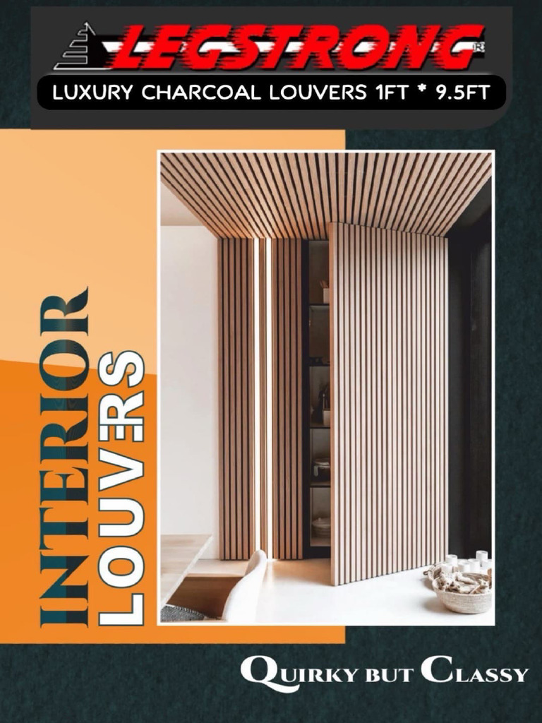 Legstrong Luxury Charcoal Louvers | PDF
