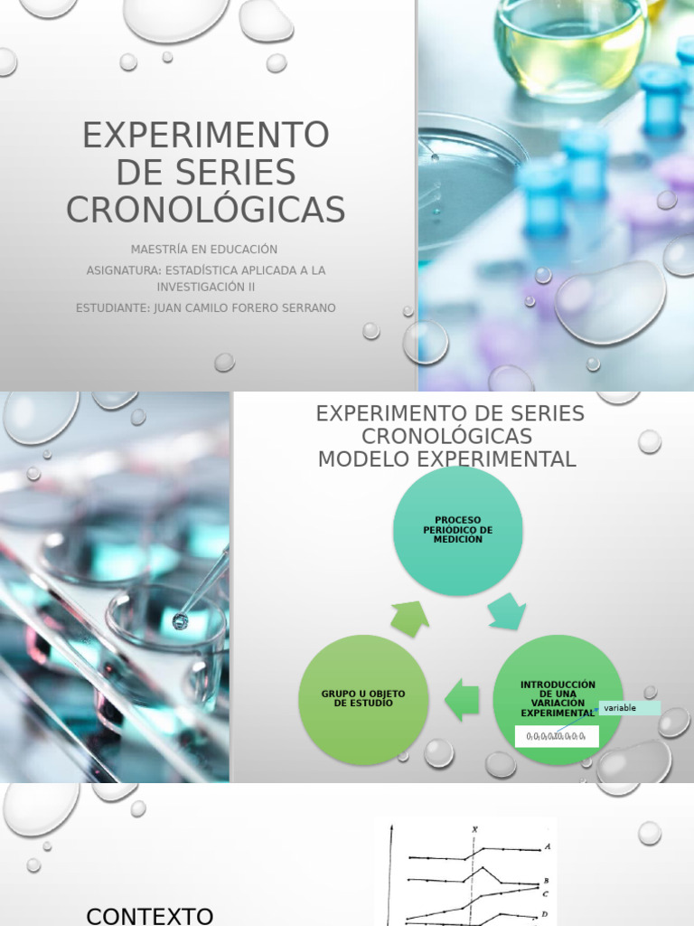 Experimento de Series Cronológicas JUAN CAMILO FORERO SERRANO | PDF
